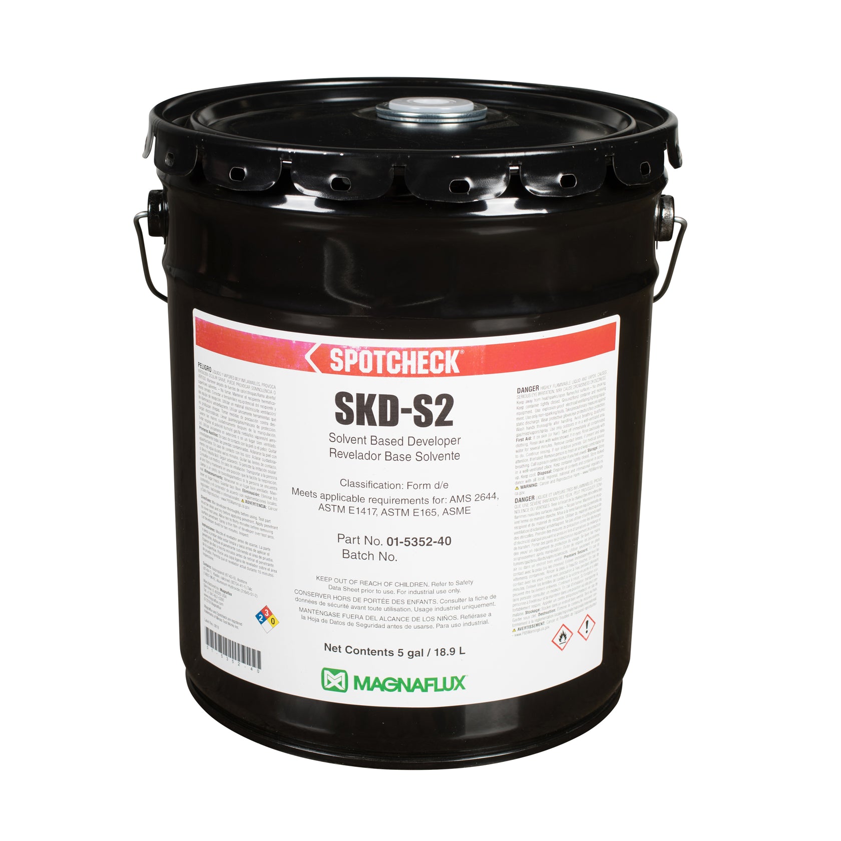 SKD-S2 Solvent Based Developer – Woodward NDT